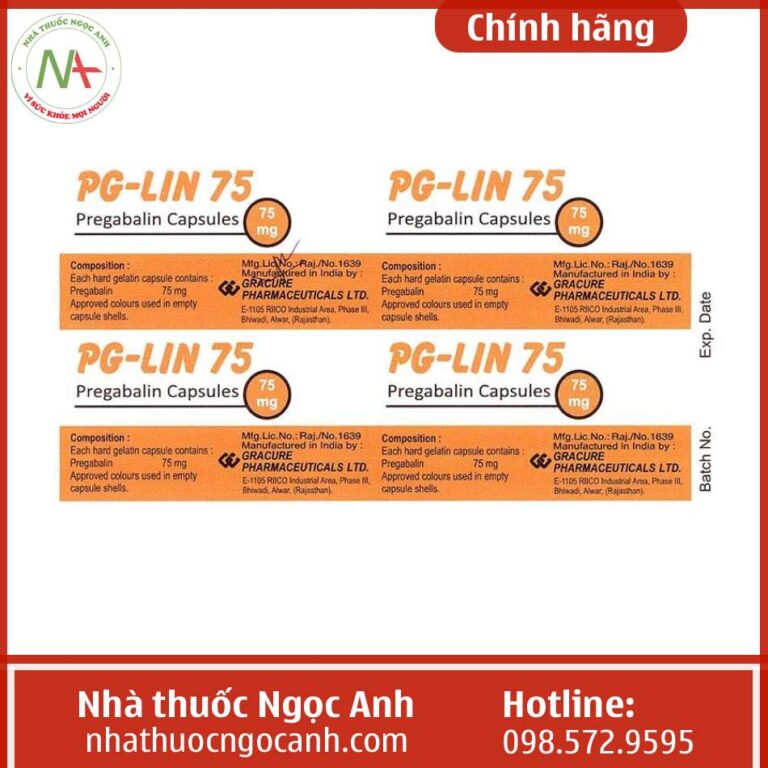 Thuốc PG-Lin 75 là thuốc gì, có tác dụng gì, mua ở đâu, giá bao nhiêu?