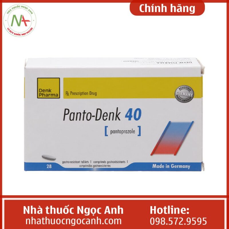 Thuốc Panto-Denk 40 là thuốc gì, tác dụng gì, mua ở đâu, giá bao nhiêu?