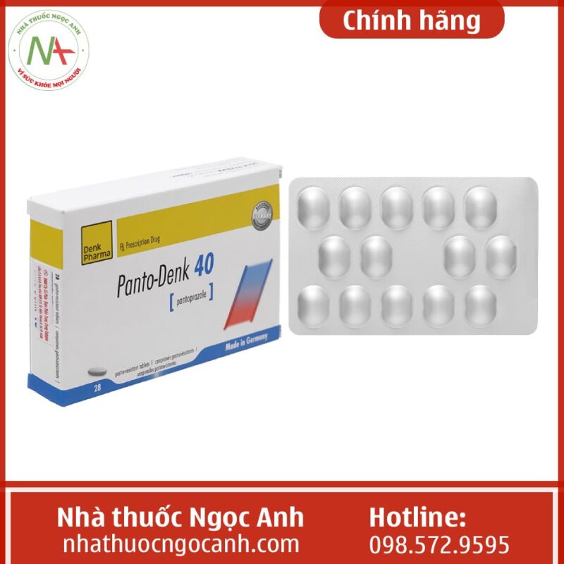Thuốc Panto-Denk 40 là thuốc gì, tác dụng gì, mua ở đâu, giá bao nhiêu?