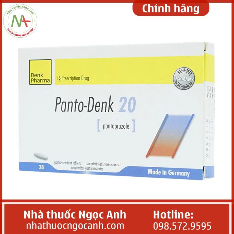 Thuốc Panto-Denk 20 uống trước hay sau ăn, mua ở đâu, giá bao nhiêu?