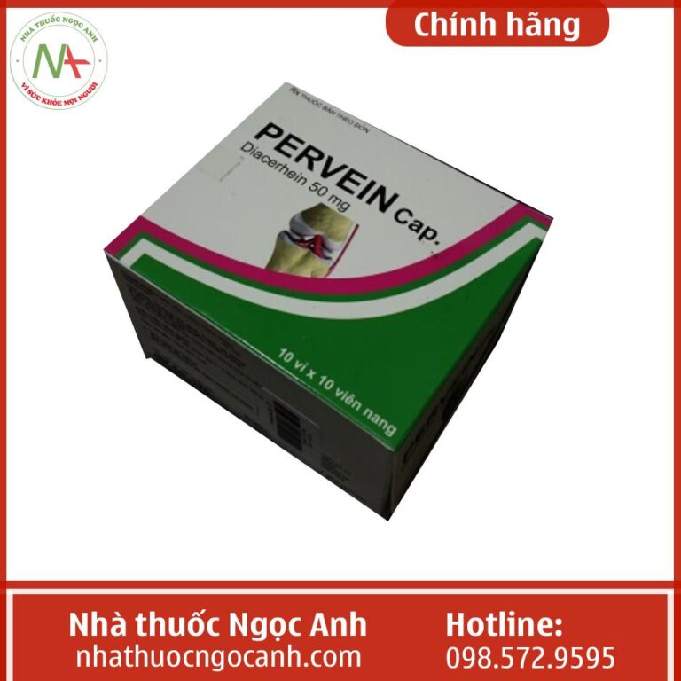Thuốc Pervein Cap. 50mg có tác dụng gì, mua ở đâu, giá bao nhiêu