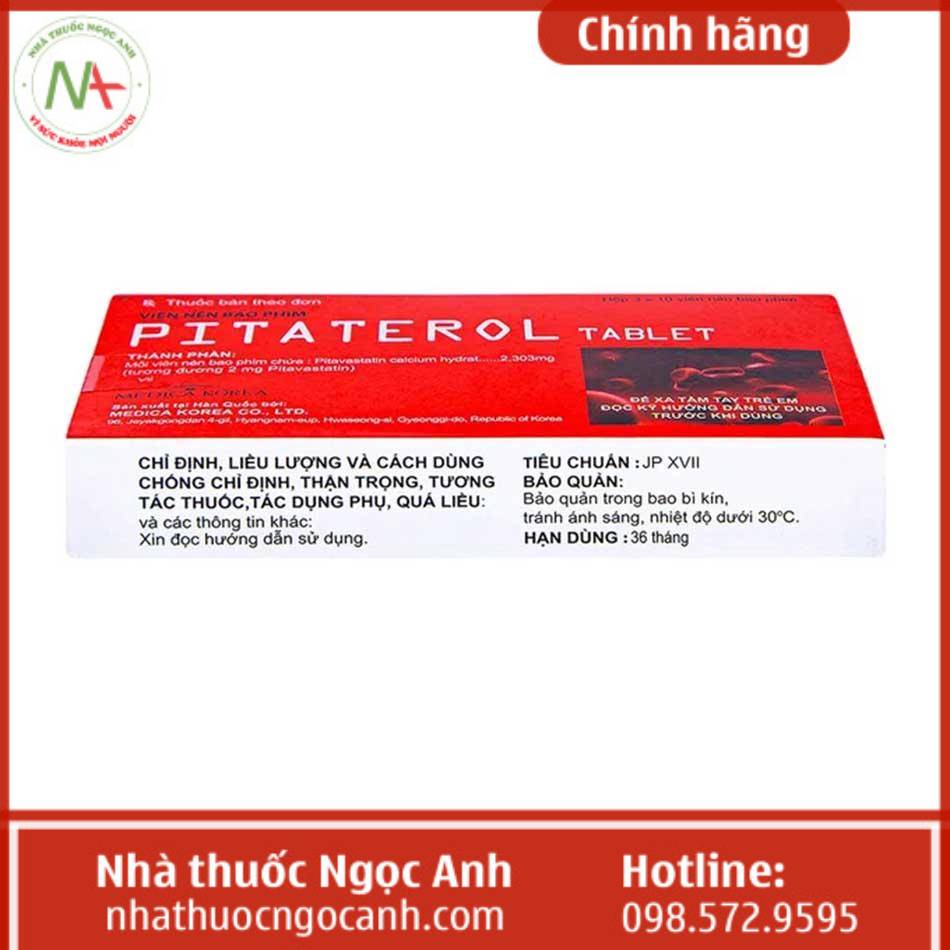 Thuốc Pitaterol Tablet có tác dụng gì, mua ở đâu, giá bao nhiêu?