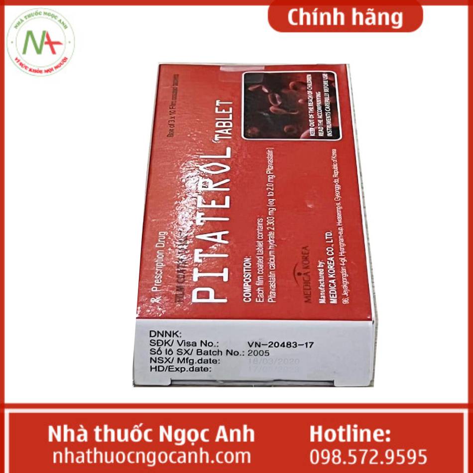 Thuốc Pitaterol Tablet có tác dụng gì, mua ở đâu, giá bao nhiêu?