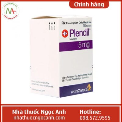 Thuốc Plendil 5mg là thuốc gì, có tác dụng gì, mua ở đâu, giá bao nhiêu?
