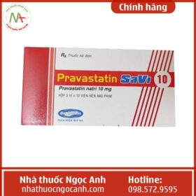 Thuốc Pravastatin Savi 10 tác dung gì, mua ở đâu, giá bao nhiêu?