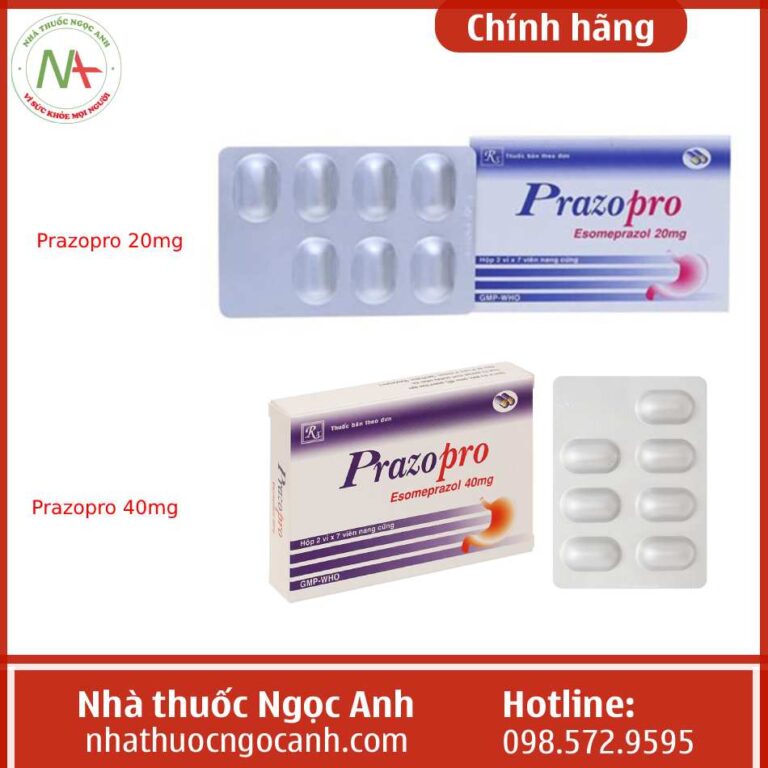 Thuốc Prazopro 40mg uống trước hay sau ăn, mua ở đâu, giá bao nhiêu?