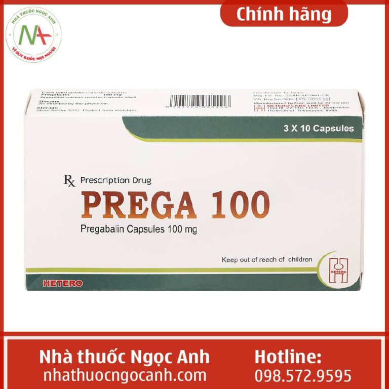 Thuốc Prega 100 mg có tác dụng gì, mua ở đâu, giá bao nhiêu?