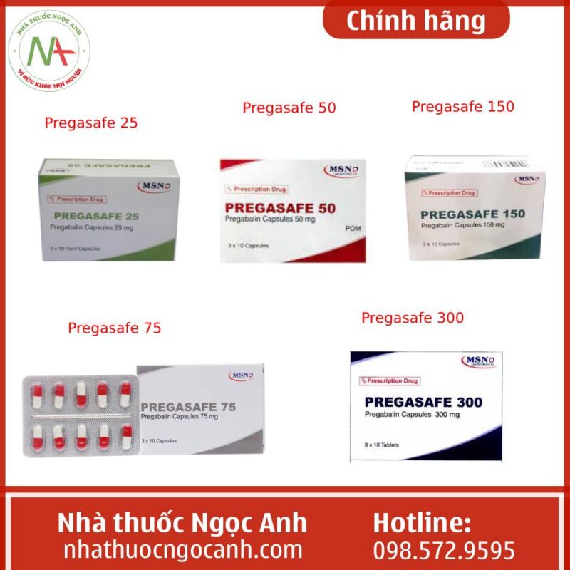 Thuốc Pregasafe 25 có tác dụng gì, mua ở đâu, giá bao nhiêu?