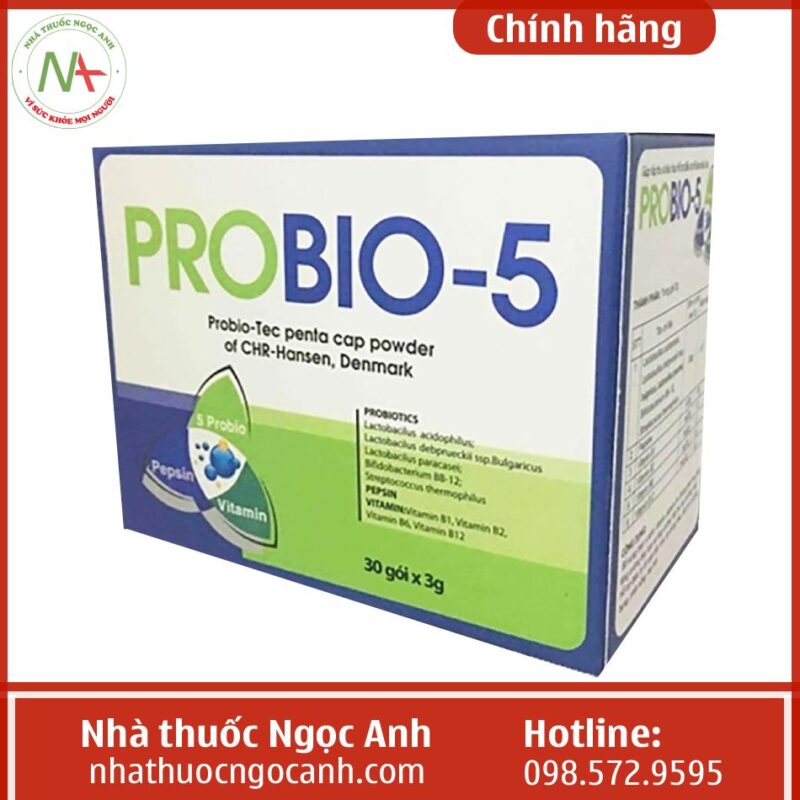 Thuốc Probio-5 là thuốc gì, có tác dụng gì, mua ở đâu, giá bao nhiêu