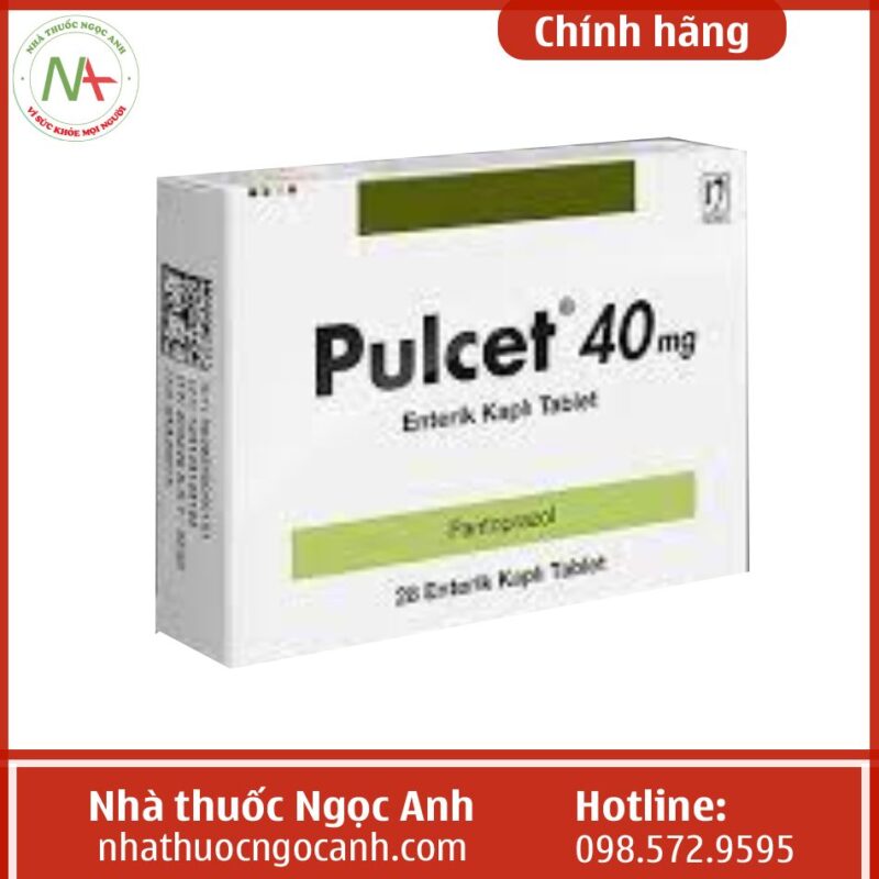 Thuốc Pulcet 40mg là thuốc gì, có tác dụng gì, mua ở đâu, giá bao nhiêu?