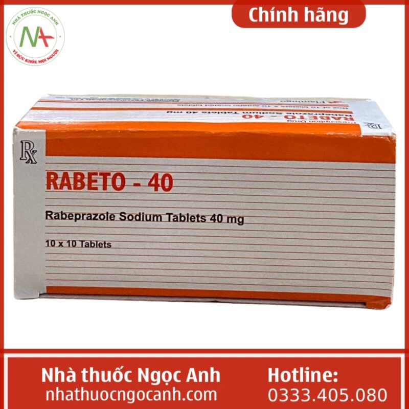 Thuốc Rabeto-40 uống trước hay sau ăn, giá bao nhiêu, mua ở đâu?