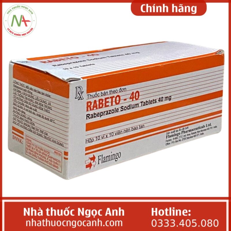 Thuốc Rabeto-40 uống trước hay sau ăn, giá bao nhiêu, mua ở đâu?