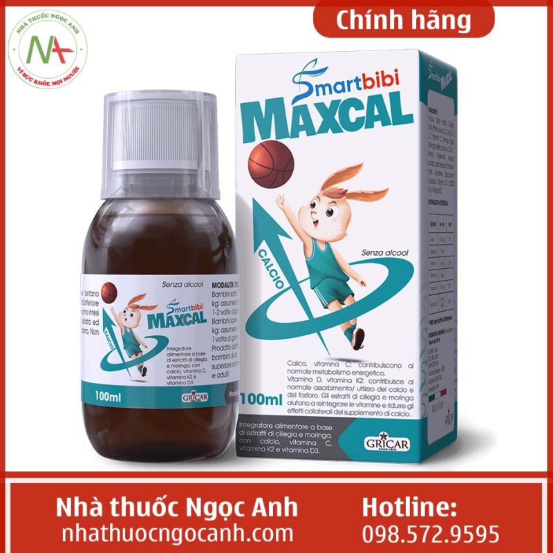 Thuốc canxi Smartbibi Maxcal là thuốc gì, giá bao nhiêu, mua ở đâu