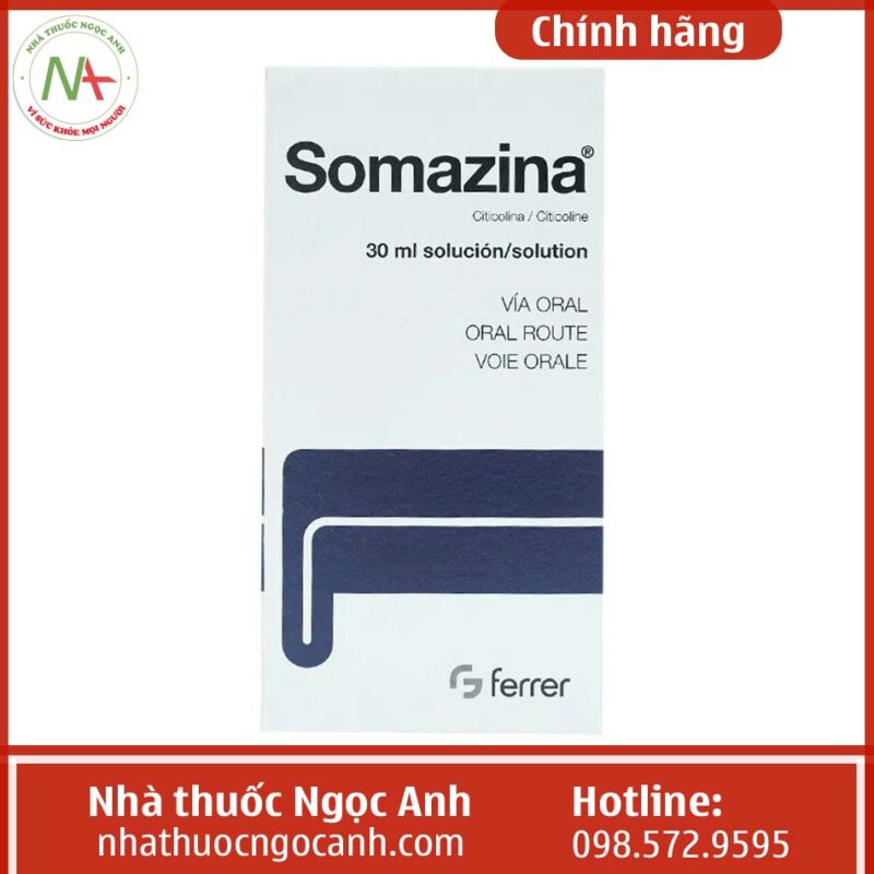 Thuốc bổ não Somazina 100mg/ml 30ml giá bao nhiêu, mua ở đâu