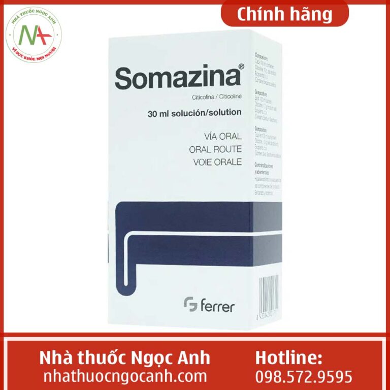 Thuốc bổ não Somazina 100mg/ml 30ml giá bao nhiêu, mua ở đâu