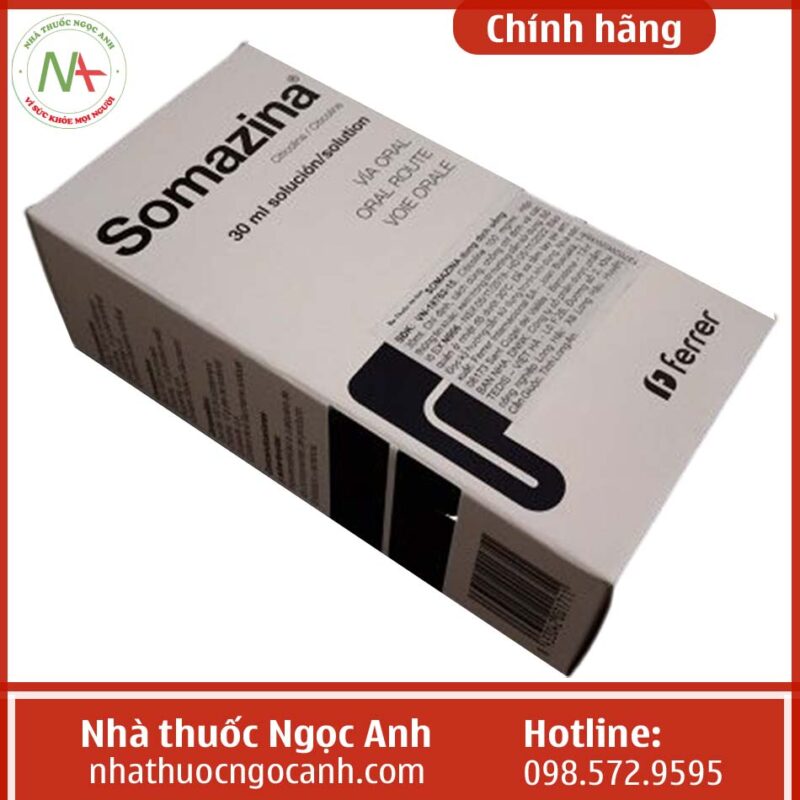 Thuốc bổ não Somazina 100mg/ml 30ml giá bao nhiêu, mua ở đâu