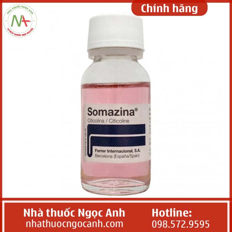 Thuốc bổ não Somazina 100mg/ml 30ml giá bao nhiêu, mua ở đâu