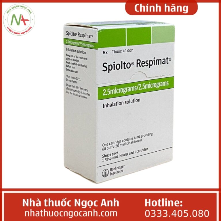 Thuốc Spiolto Respimat 2.5mcg/2.5mcg mua ở đâu, giá bao nhiêu?