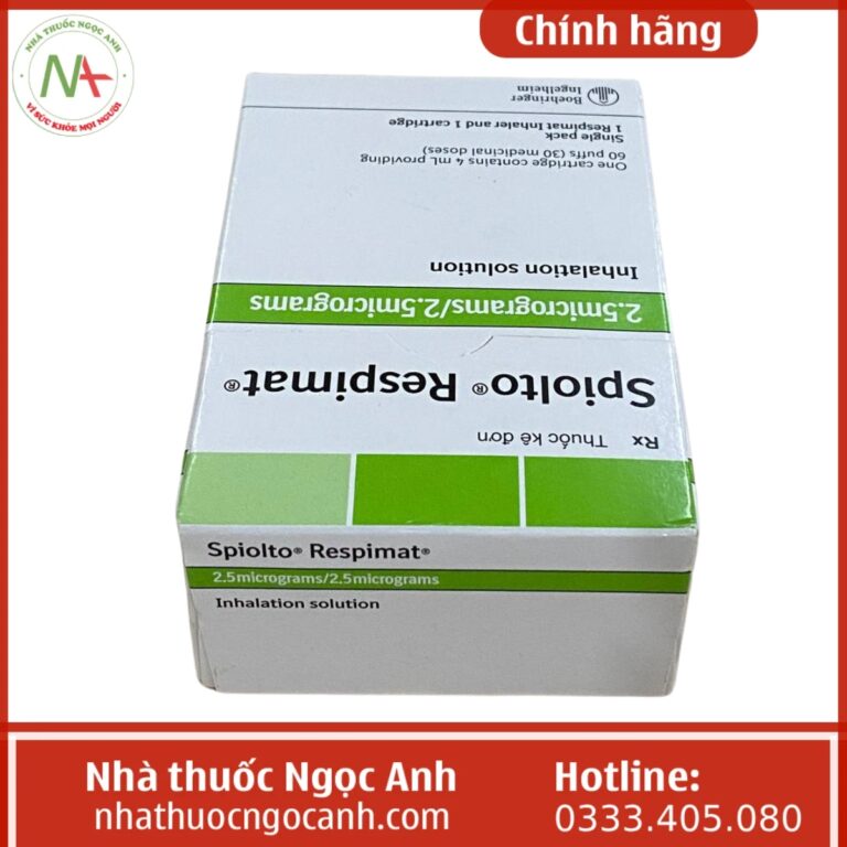 Thuốc Spiolto Respimat 2.5mcg/2.5mcg mua ở đâu, giá bao nhiêu?