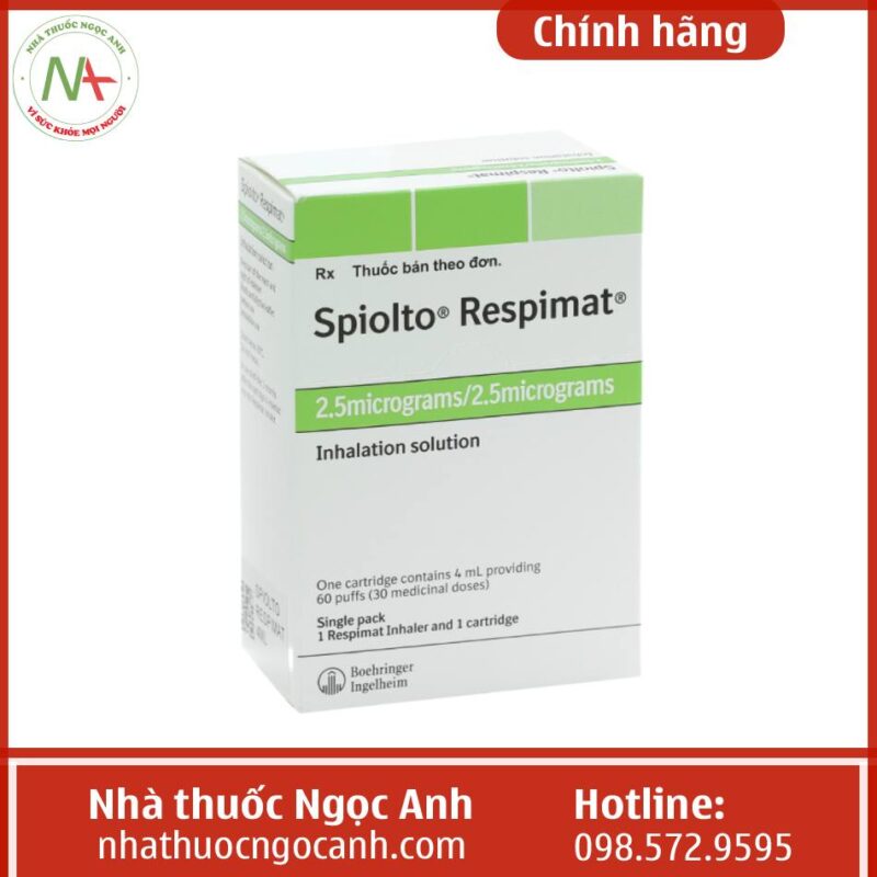 Thuốc Spiolto respimat có tác dụng gì, mua ở đâu, giá bao nhiêu?