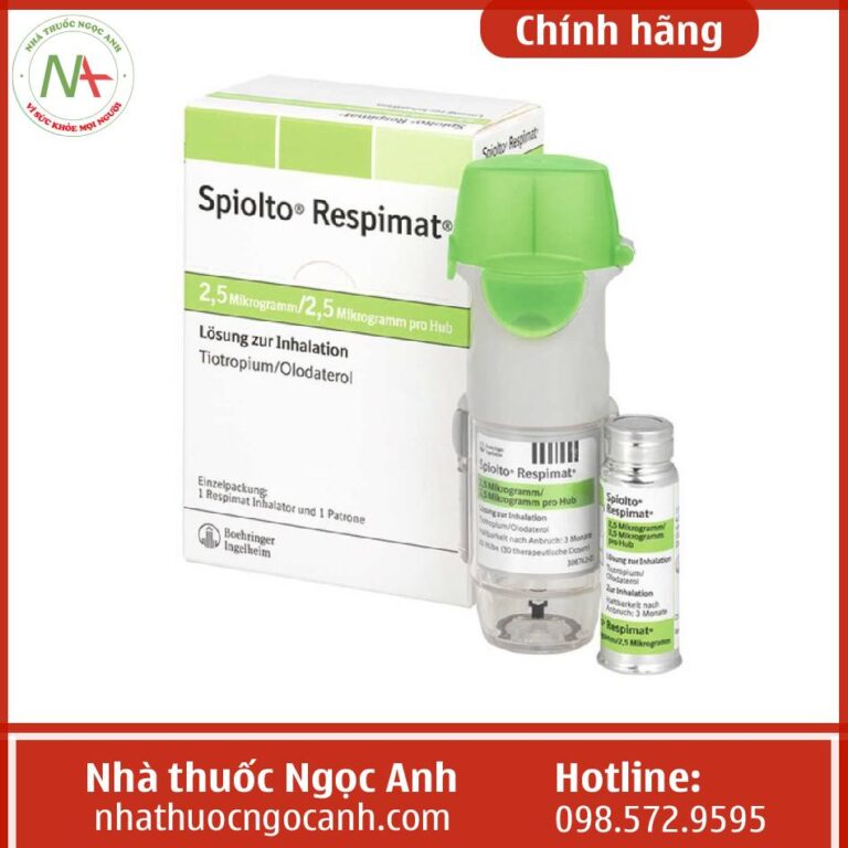 Thuốc Spiolto Respimat 2.5mcg/2.5mcg mua ở đâu, giá bao nhiêu?