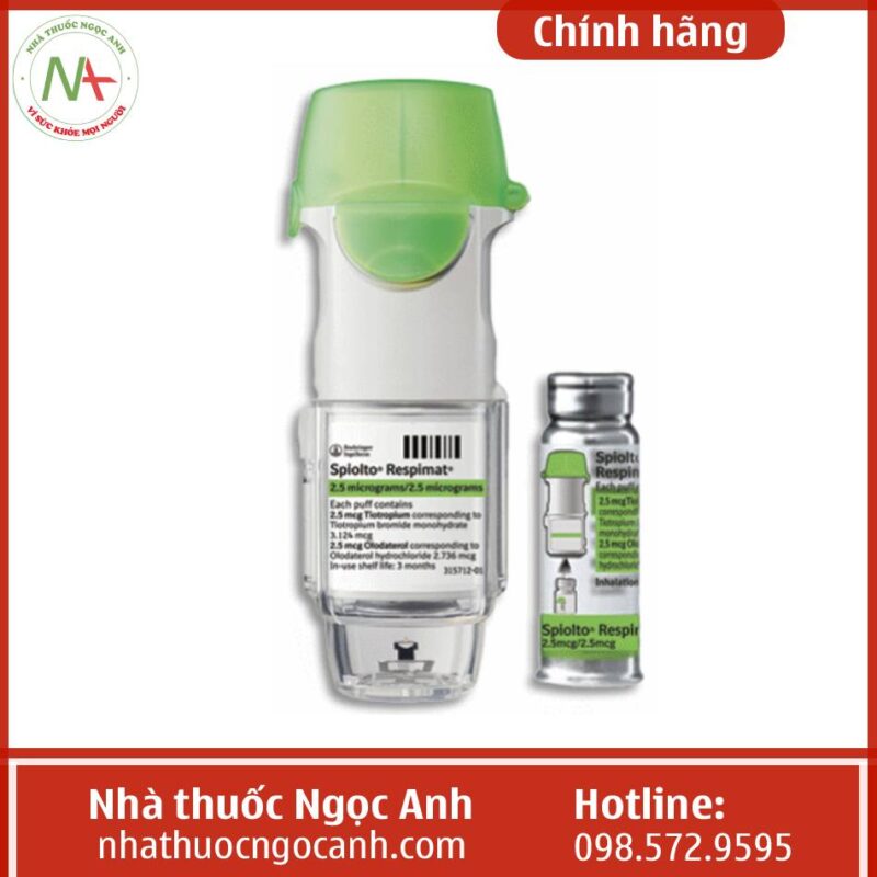 Thuốc Spiolto Respimat 2.5mcg/2.5mcg mua ở đâu, giá bao nhiêu?