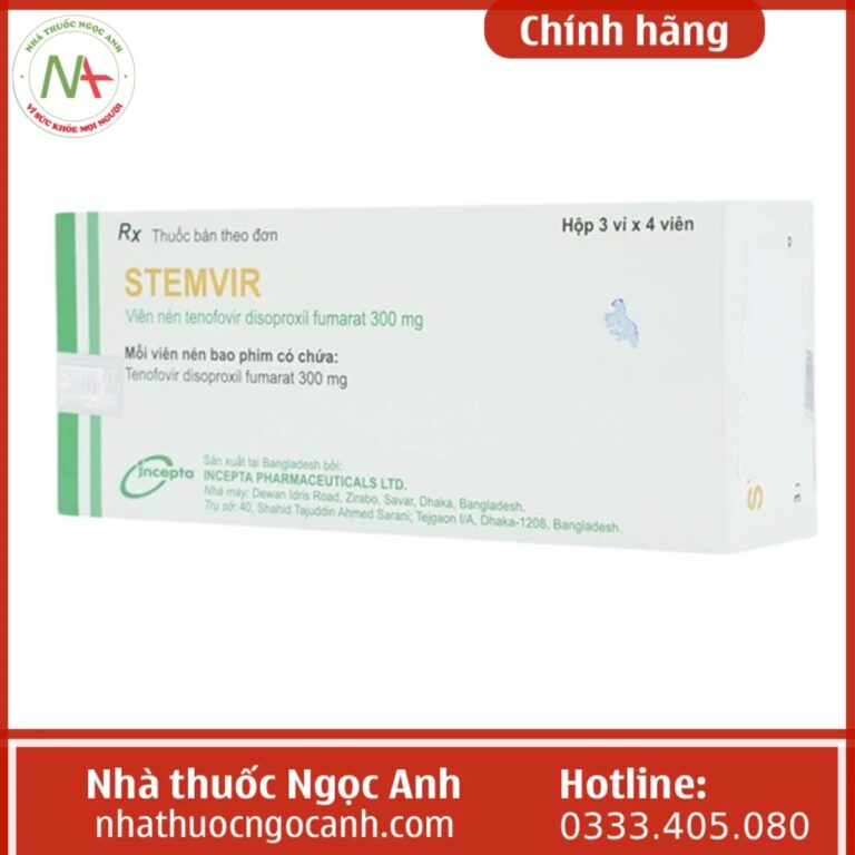 Thuốc Stemvir 300mg là thuốc gì, có tác dụng gì, mua ở đâu, giá bao nhiêu?