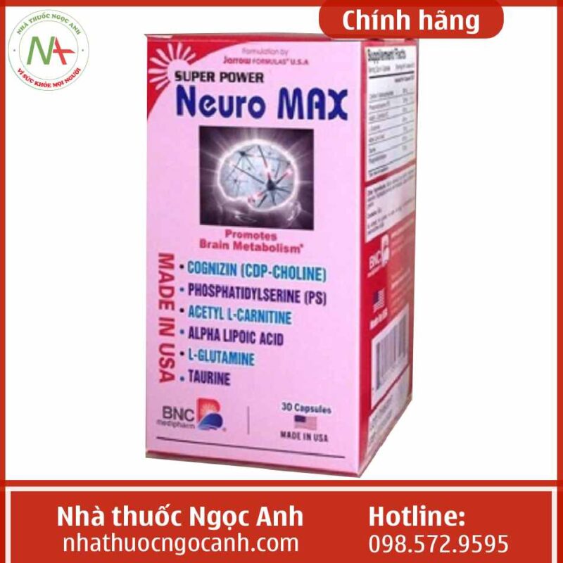 Thuốc Super Power Neuro Max có tốt không, mua ở đâu, giá bao nhiêu?