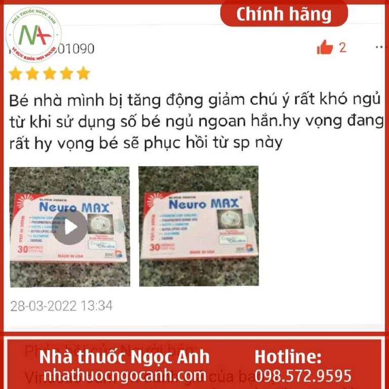 Thuốc Super Power Neuro Max có tốt không, mua ở đâu, giá bao nhiêu?