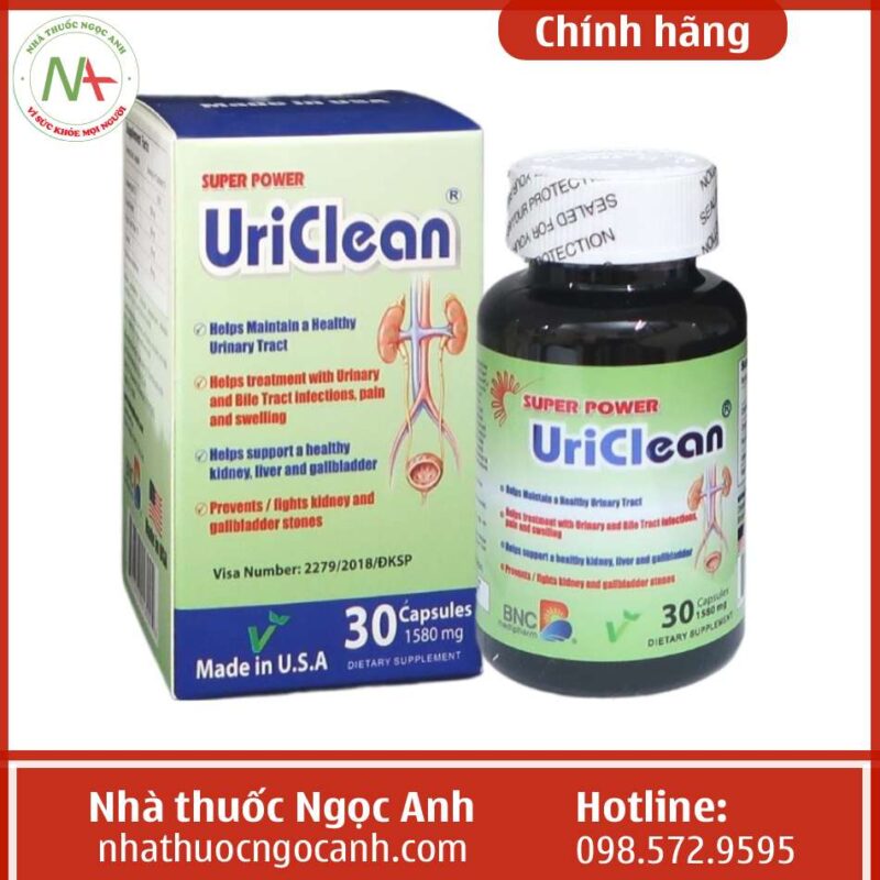 Thuốc Super Power UriClean là thuốc gì, mua ở đâu, giá bao nhiêu?