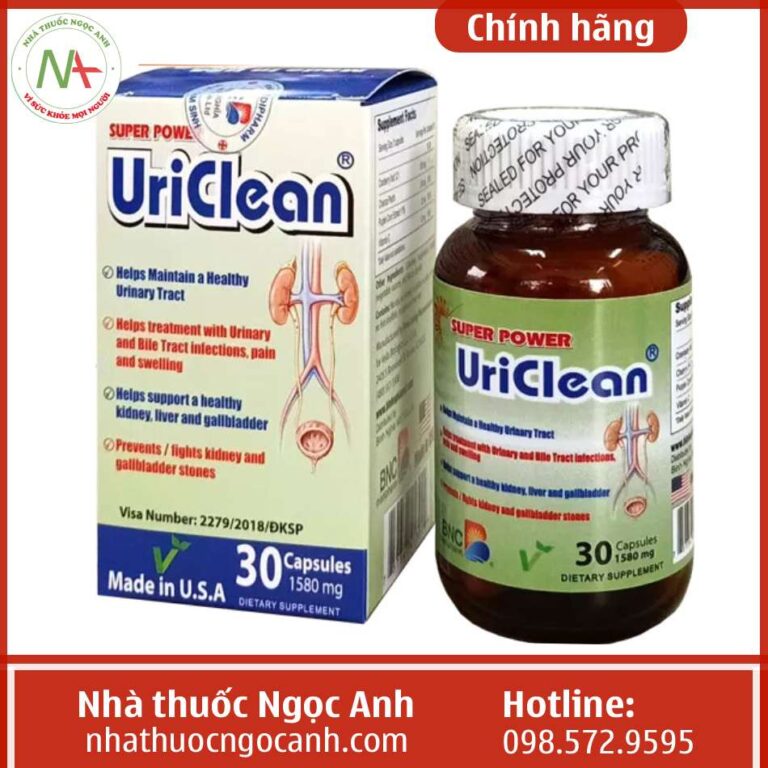 Thuốc Super Power UriClean là thuốc gì, mua ở đâu, giá bao nhiêu?