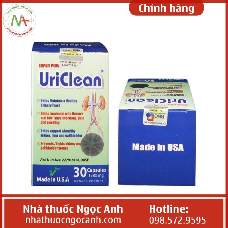 Thuốc Super Power UriClean là thuốc gì, mua ở đâu, giá bao nhiêu?