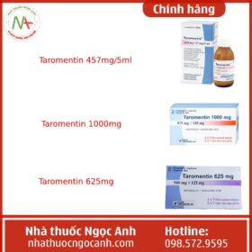 Thuốc Taromentin 457mg/5ml cách pha, mua ở đâu, giá bao nhiêu?