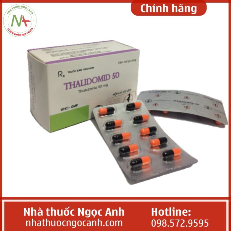 Thuốc Thalidomid 50mg DOPHARMA giá bao nhiêu, mua ở đâu?