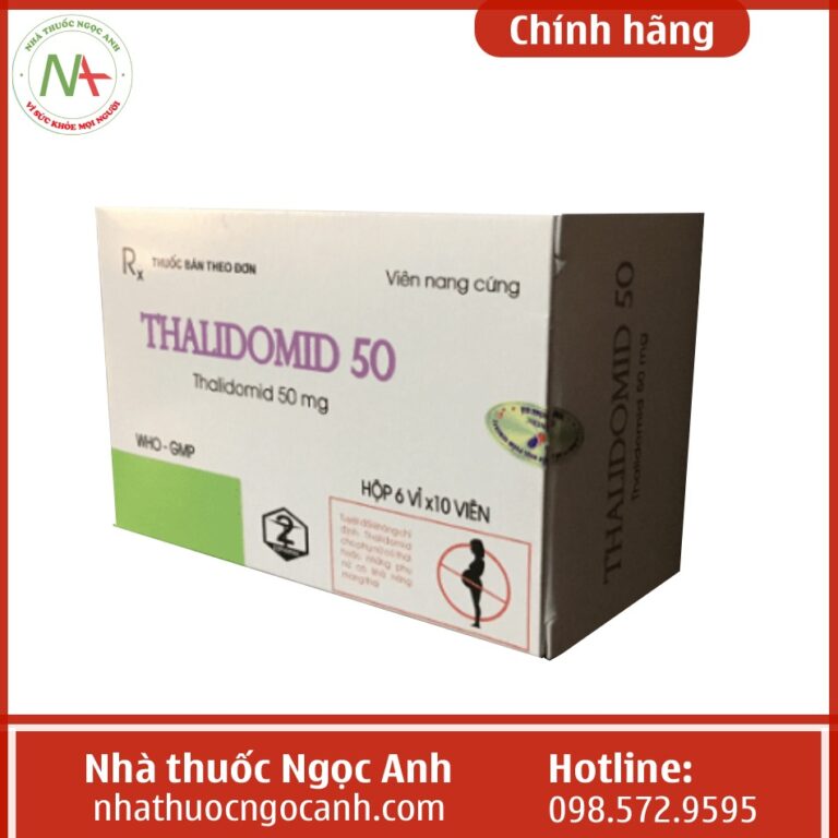 Thuốc Thalidomid 50mg DOPHARMA giá bao nhiêu, mua ở đâu?