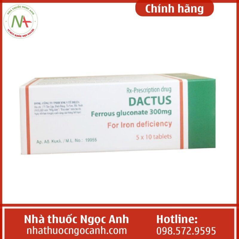 Ferrous gluconate - Nhà thuốc online Ngọc Anh chuyên mua bán thuốc trực ...