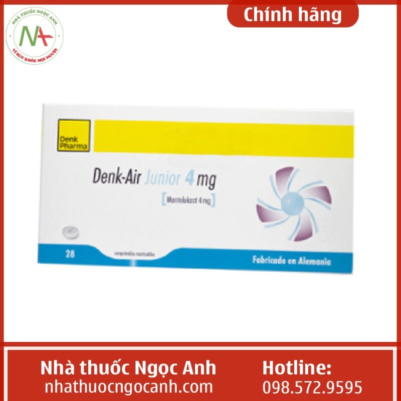 Thuốc Denk-Air junior 4 mg là thuốc gì, giá bao nhiêu, mua ở đâu?