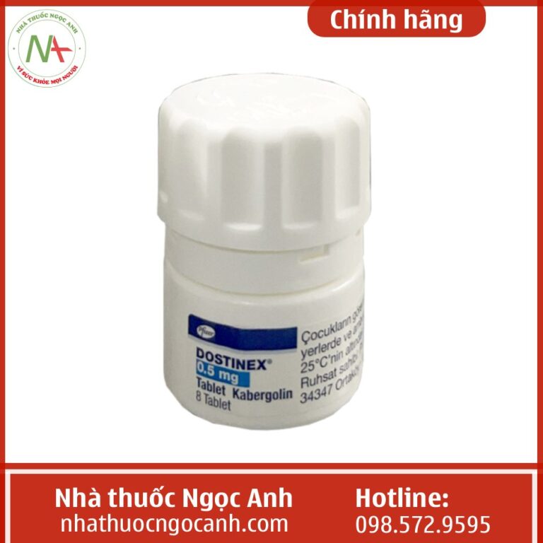 Thuốc Dostinex 0.5mg Thổ Nhĩ Kỳ là thuốc gì, giá bao nhiêu, mua ở đâu