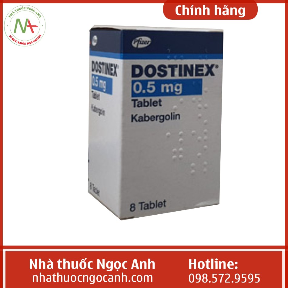 Thuốc Dostinex 0.5mg Thổ Nhĩ Kỳ giá bao nhiêu? Mua ở đâu?