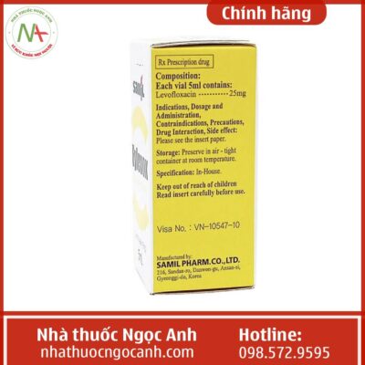 Thuốc nhỏ mắt Eylevox Ophthalmic Drops 5ml công dụng, mua ở đâu, giá ...
