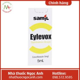 Thuốc nhỏ mắt Eylevox Ophthalmic Drops 5ml công dụng, mua ở đâu, giá ...
