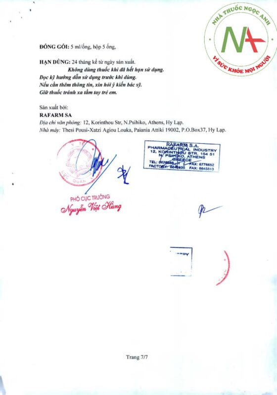 Thuốc Ferrovin 100mg/5ml có tác dụng gì, giá bao nhiêu, mua ở đâu?