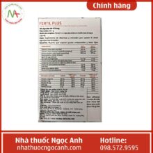 Fertil Plus là thuốc gì, có tác dụng gì, giá bao nhiêu, mua ở đâu?