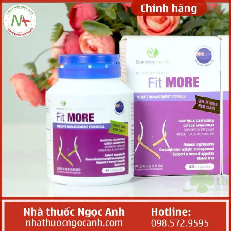 Thuốc giảm cân Fit More có tốt không, review, giá bao nhiêu, mua ở đâu