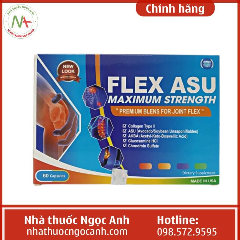 Thuốc khớp Flex Asu là thuốc gì, tác dụng gì, giá bao nhiêu, mua ở đâu
