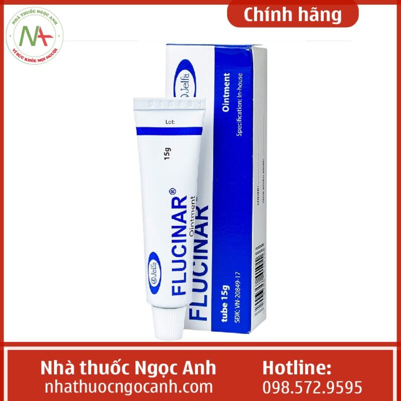 Thuốc Flucinar Ointment 15g có tác dụng gì, giá bao nhiêu, mua ở đâu?