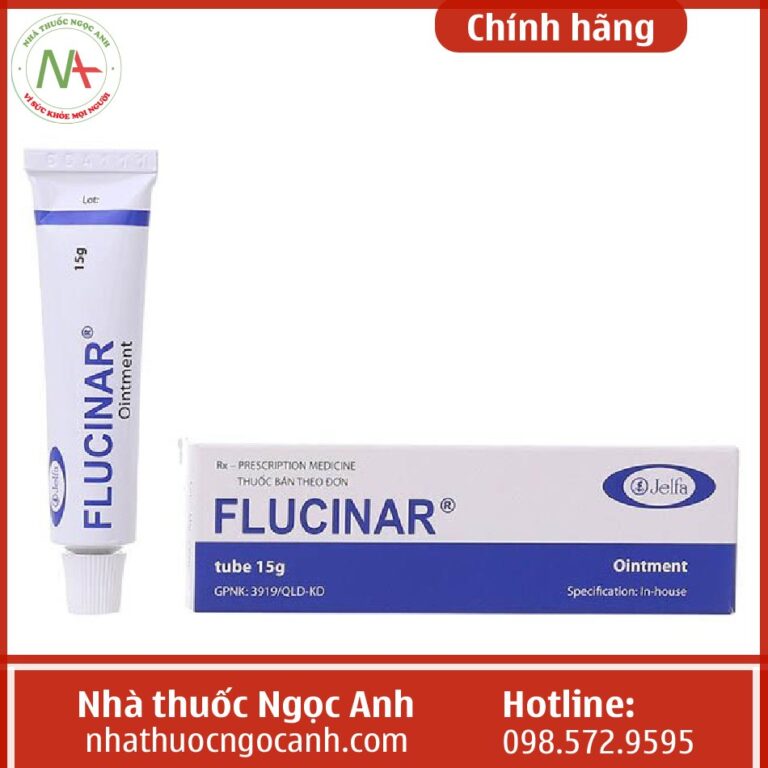 Thuốc Flucinar Ointment 15g có tác dụng gì, giá bao nhiêu, mua ở đâu?