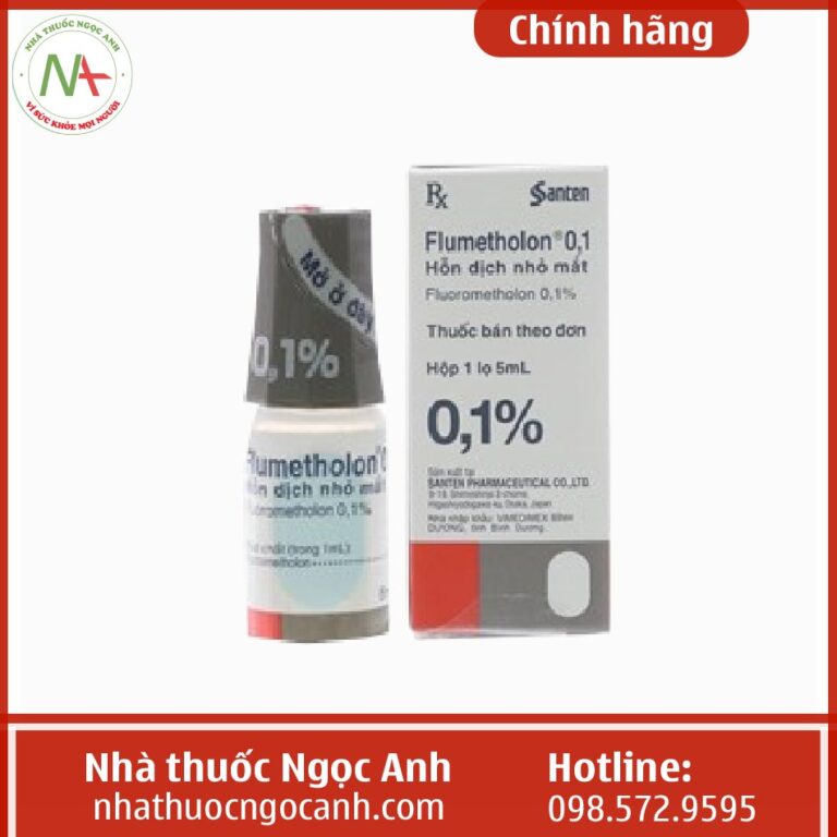 Thuốc nhỏ mắt Flumetholon 0,1% là thuốc gì, giá bao nhiêu, mua ở đâu?