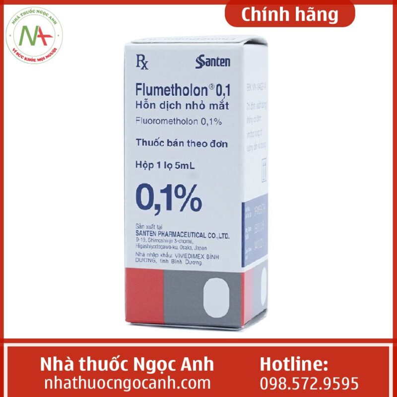 Thuốc nhỏ mắt Flumetholon 0,1% là thuốc gì, giá bao nhiêu, mua ở đâu?