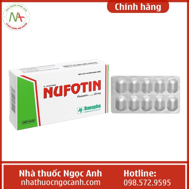 Thuốc Nufotin 20mg là thuốc gì, tác dụng, giá bao nhiêu, mua ở đâu?